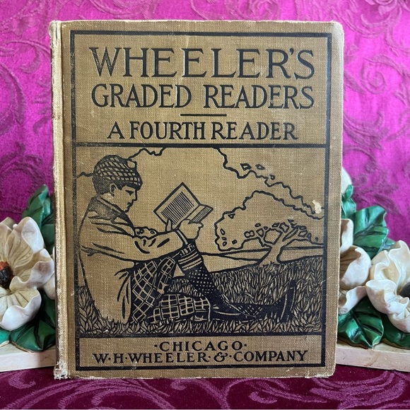 Accents | 191 Antique School Book Wheelers Graded Reader A Fourth ...